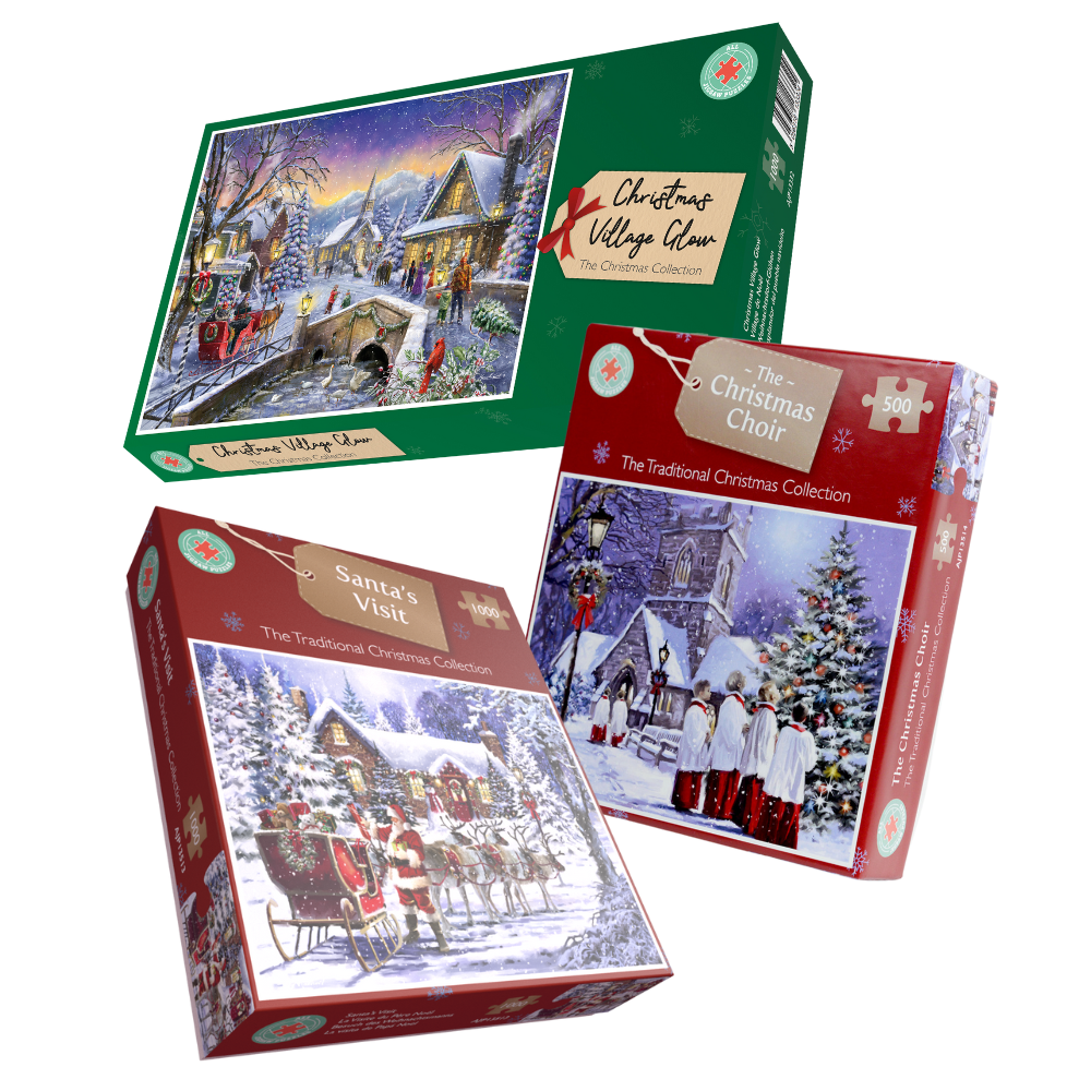 2024 Countdown to Christmas 1000 Piece Jigsaw Puzzle Bundle – All ...