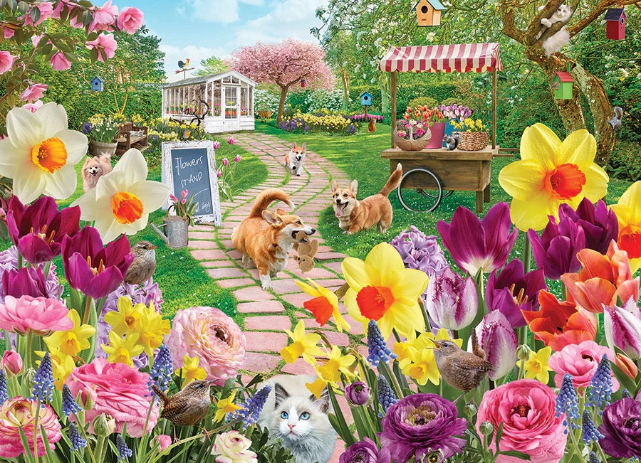 Springtime Frolic 1000 Piece Jigsaw Puzzle – All Jigsaw Puzzles