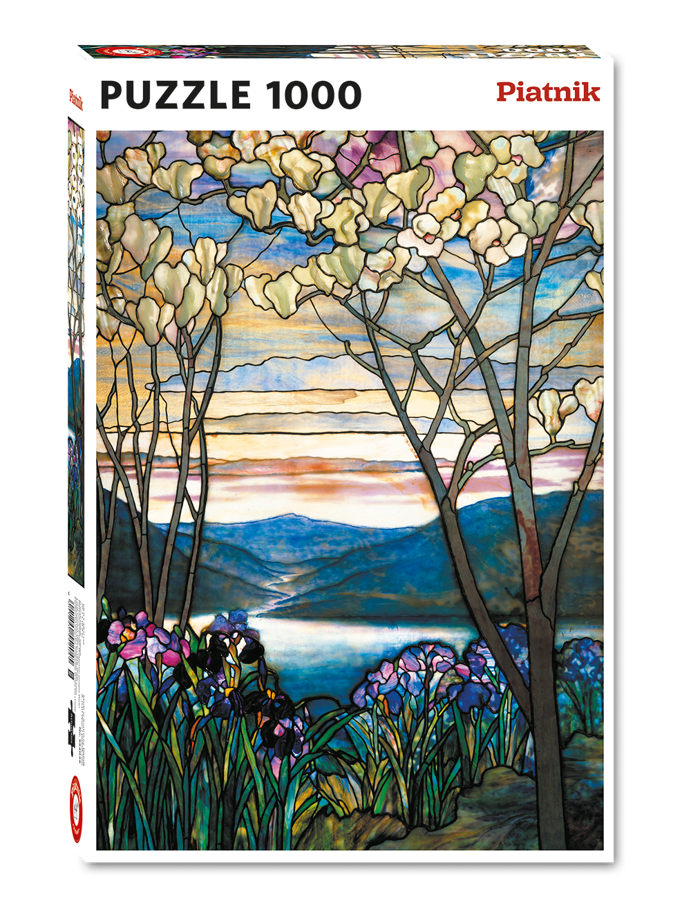 Tiffany Magnolias & Irises 1000 Piece Jigsaw Puzzle – All Jigsaw Puzzles