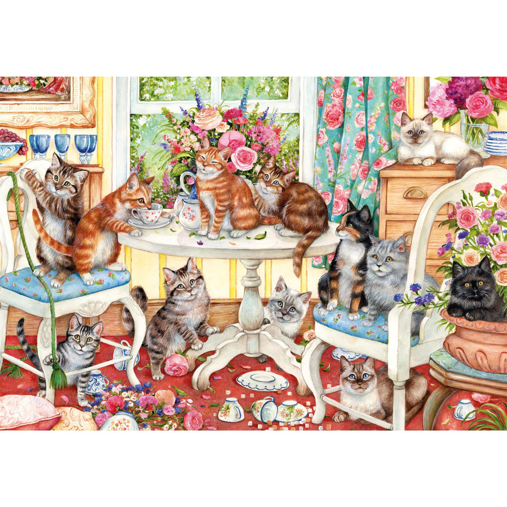 Tails from the Tea Party 500 Piece Jigsaw Puzzle – All Jigsaw Puzzles