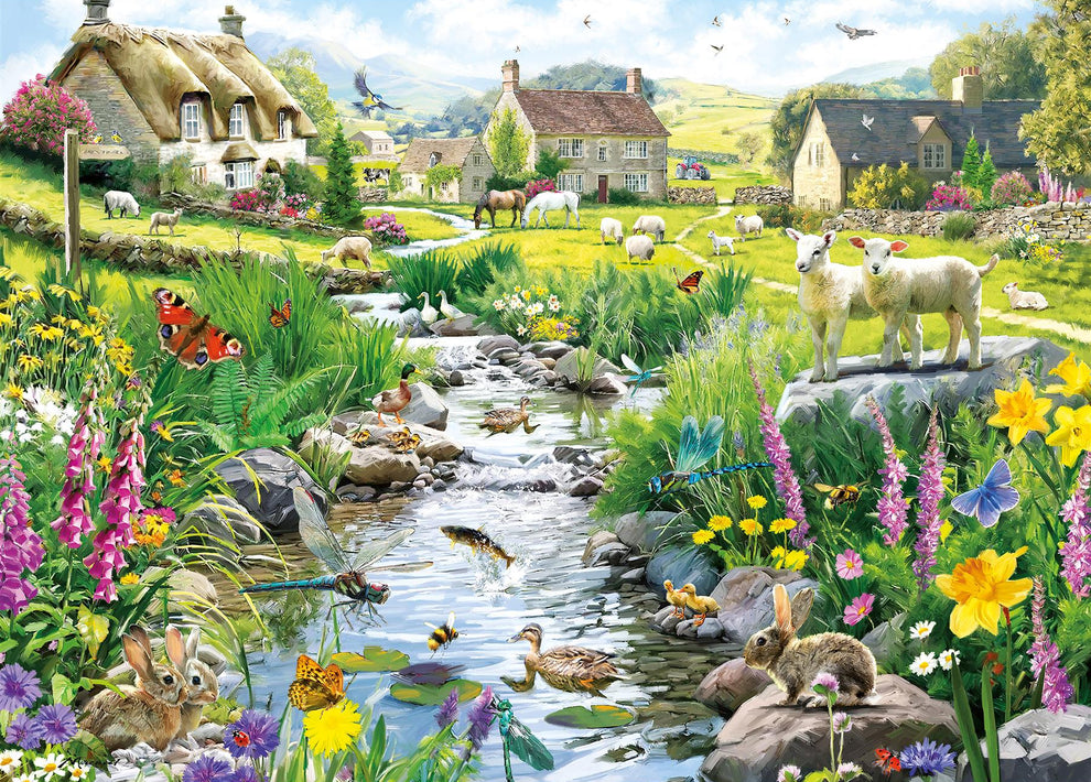 Babbling Brook 1000 Piece Jigsaw Puzzle – All Jigsaw Puzzles