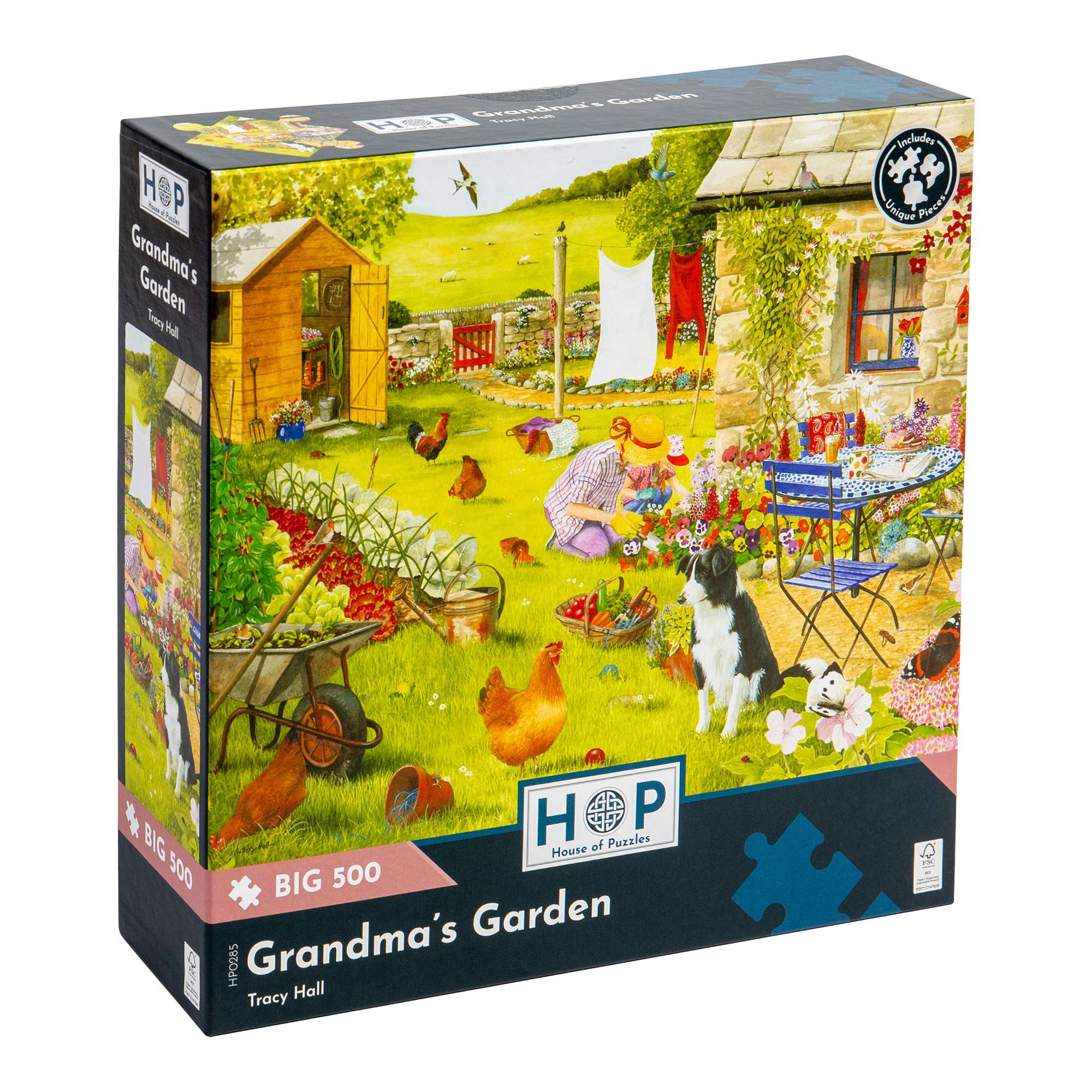 Grandma’s Garden 500 Big Piece Jigsaw Puzzle – All Jigsaw Puzzles