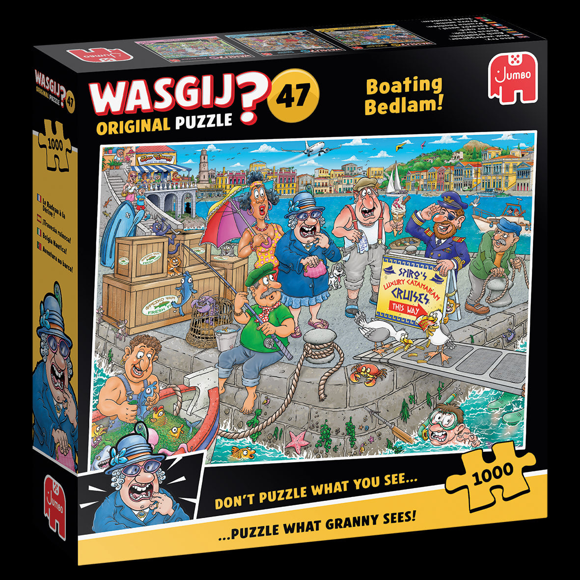 Wasgij Original 47 Boating Bedlam 1000 Piece Jigsaw Puzzle – All Jigsaw ...