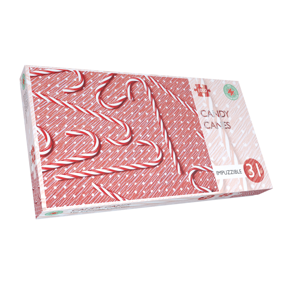 Candy Cane - Impuzzible No. 31 - 1000 Piece Jigsaw Puzzle – All Jigsaw ...