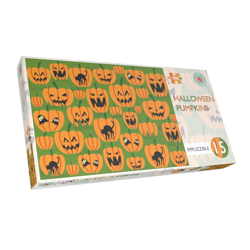 Halloween Pumpkin - Impuzzible No.15 - 1000 Piece Jigsaw Puzzle – All ...