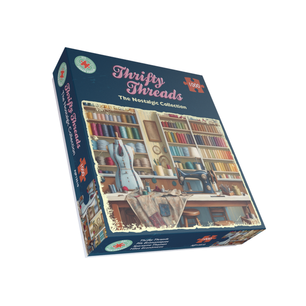 Thrifty Threads 1000 Piece Jigsaw Puzzle – All Jigsaw Puzzles