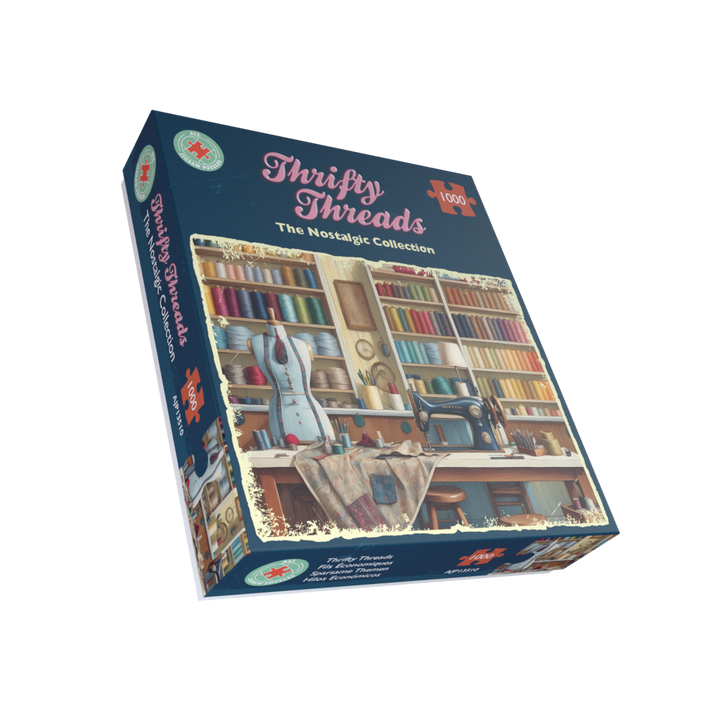 Thrifty Threads 1000 Piece Jigsaw Puzzle – All Jigsaw Puzzles