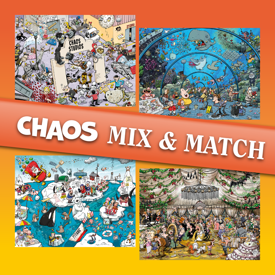 Mix & Match Chaos - Buy 3 Chaos Puzzles Get 1 Free – All Jigsaw Puzzles
