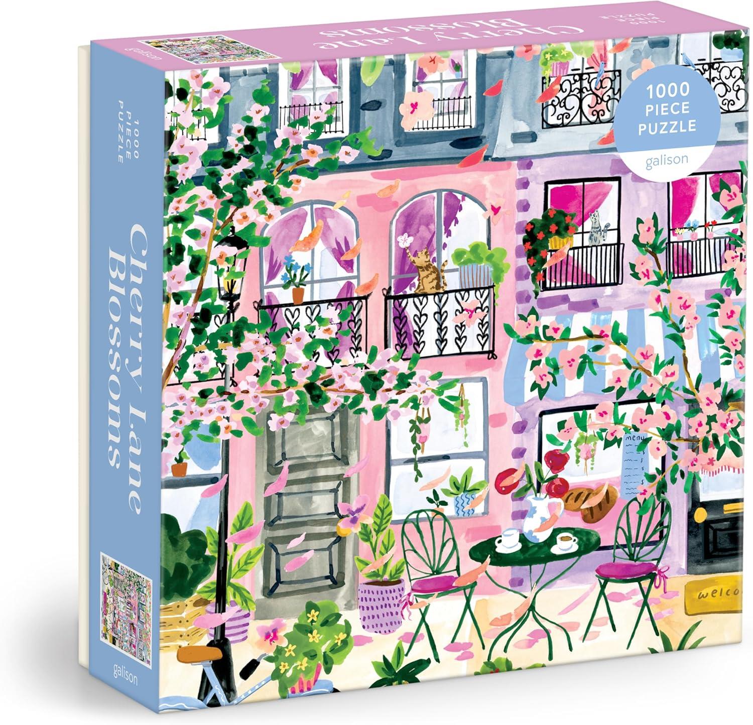 Cherry Lane Blossoms 1000 Piece Jigsaw Puzzle – All Jigsaw Puzzles