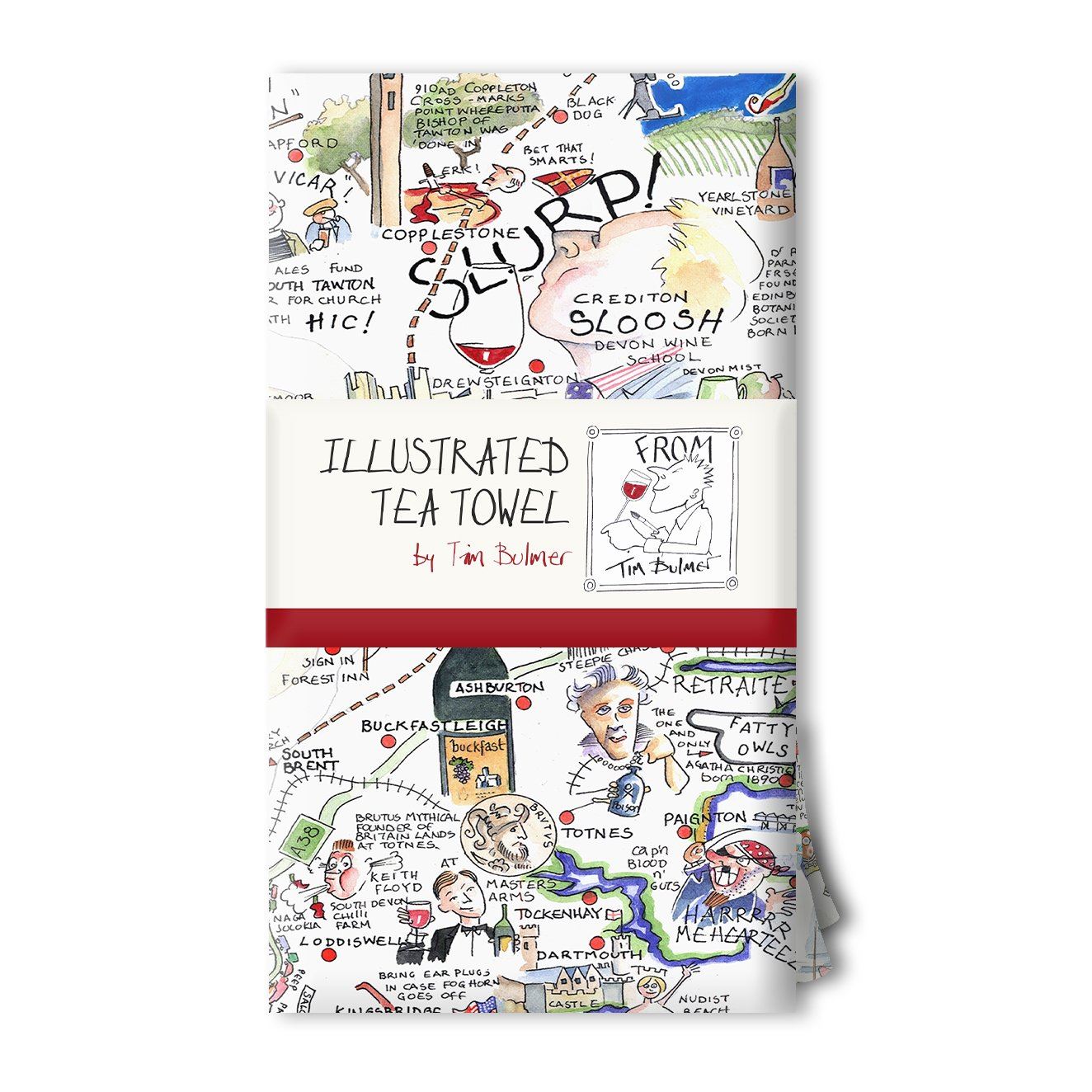 Tim Bulmer Illustrated Tea Towels Devon – All Jigsaw Puzzles